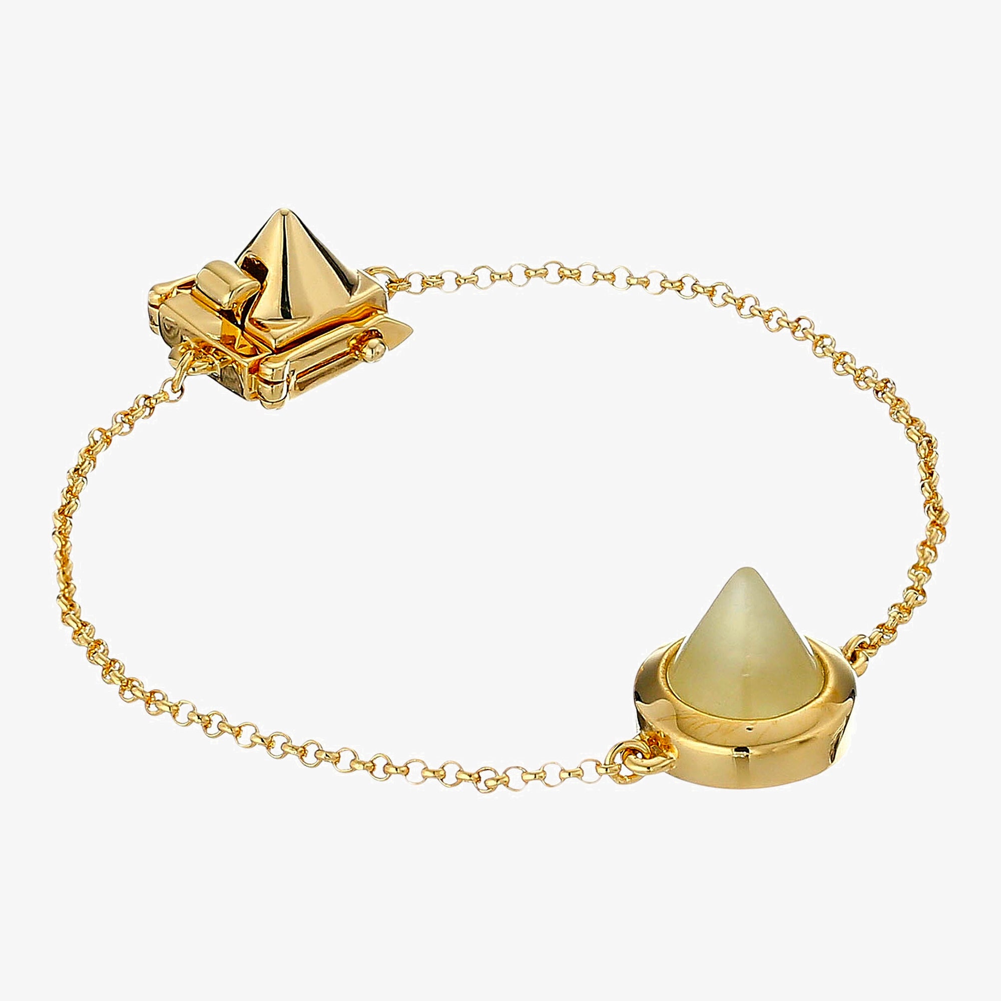 One Cone Bracelet - Jade – EDDIE BORGO