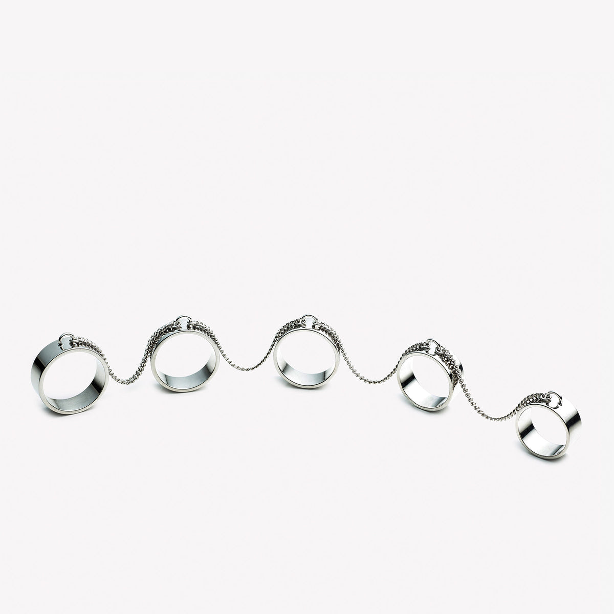 Five Finger Ring - Silver – EDDIE BORGO
